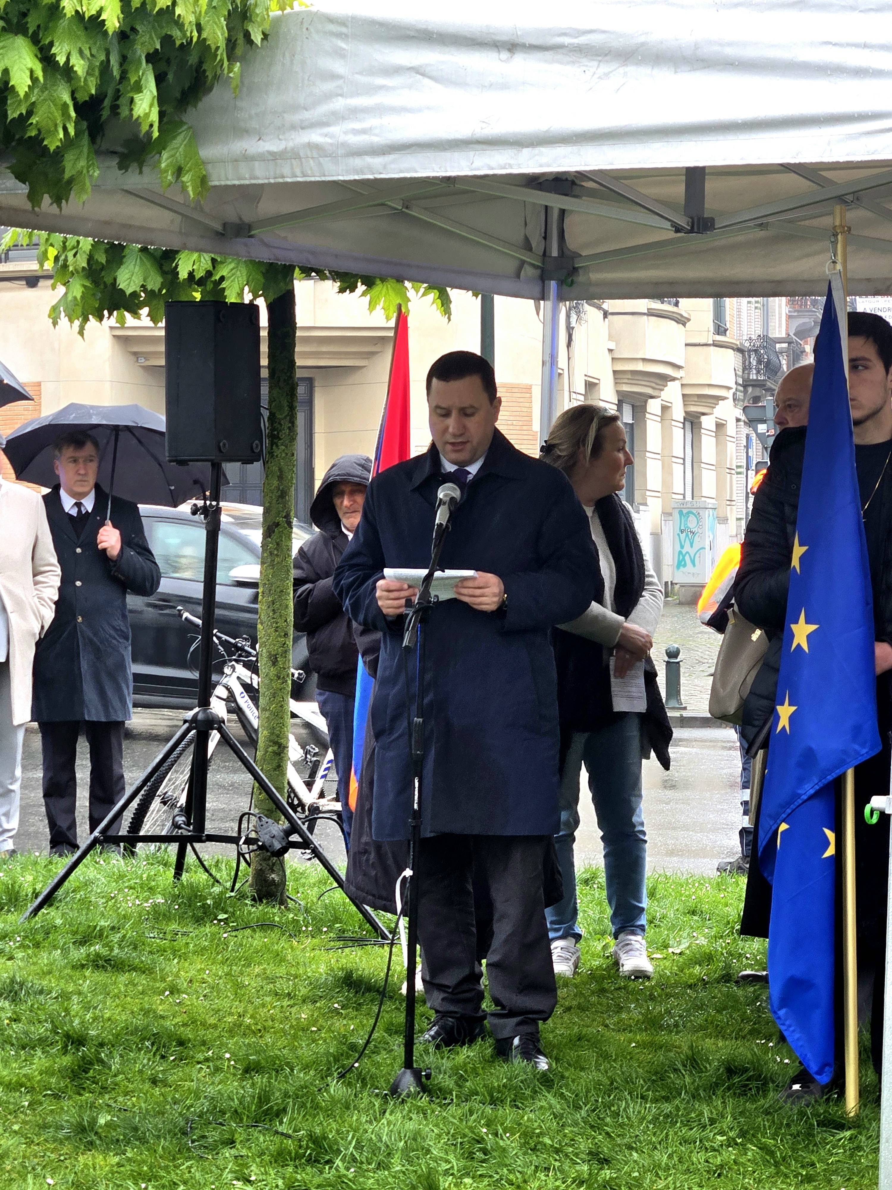 Commemoration of the 110th Anniversary of the Armenian Genocide Held in ...